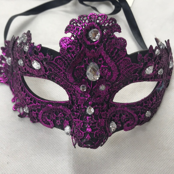 Accessories | Purple Masquerade Mask | Poshmark